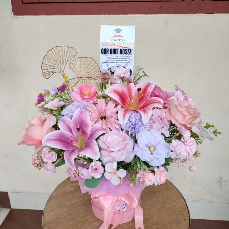 Jual ( BISA DI KIRIM KELUAR KOTA ) Bloom Box LARGE Kado Bunga Terbaik ...