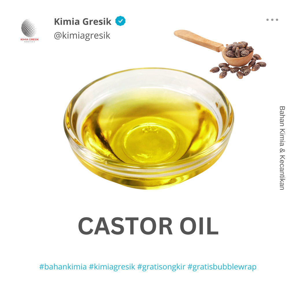 Jual Castor Oil Minyak Jarak Cosmetic Grade Ricinus 100 ml | Shopee ...