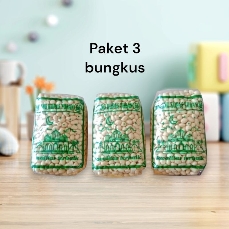 Jual Paket 2 Bungkus/3 Bungkus Kacang Kupas Tuban 250 gram | Shopee ...