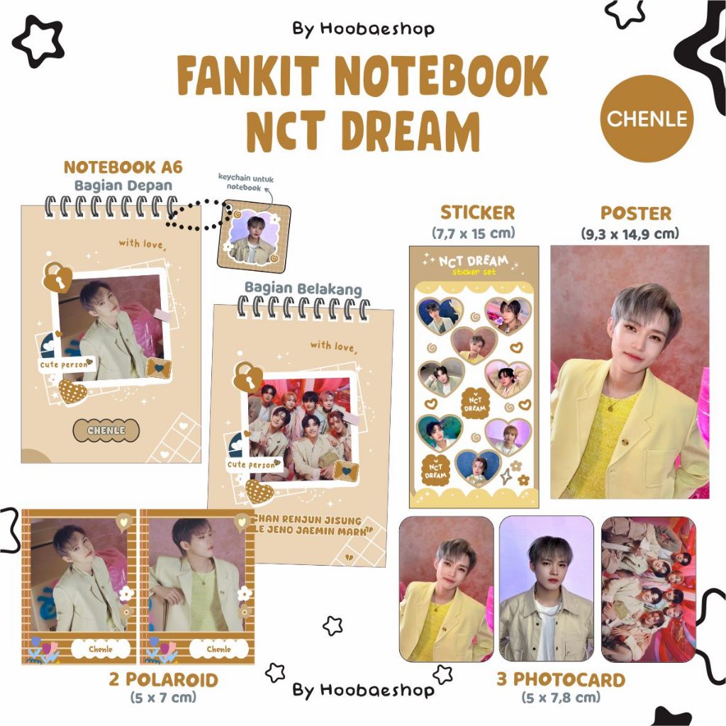 Jual [PACKING PAKAI BOX] FANKIT NOTEBOOK NCT DREAM - FLYING KISS MV II ...