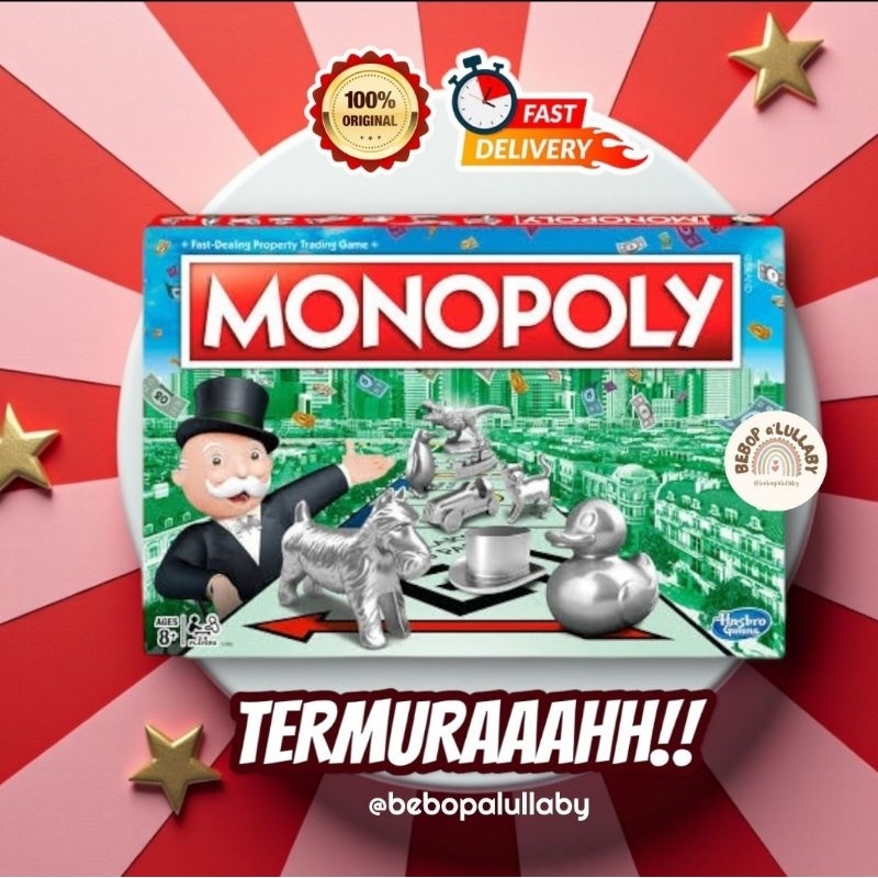 Jual [ORIGINAL!] MONOPOLY CLASSIC HASBRO GAMING BOARD GAME MAINAN ...