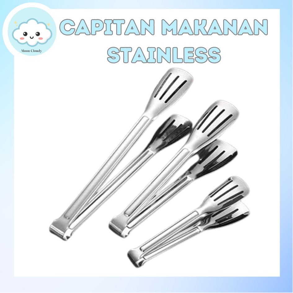 Jual Capitan Makanan Stainless Steel Pencapit Makanan Dan Kue Capitan ...