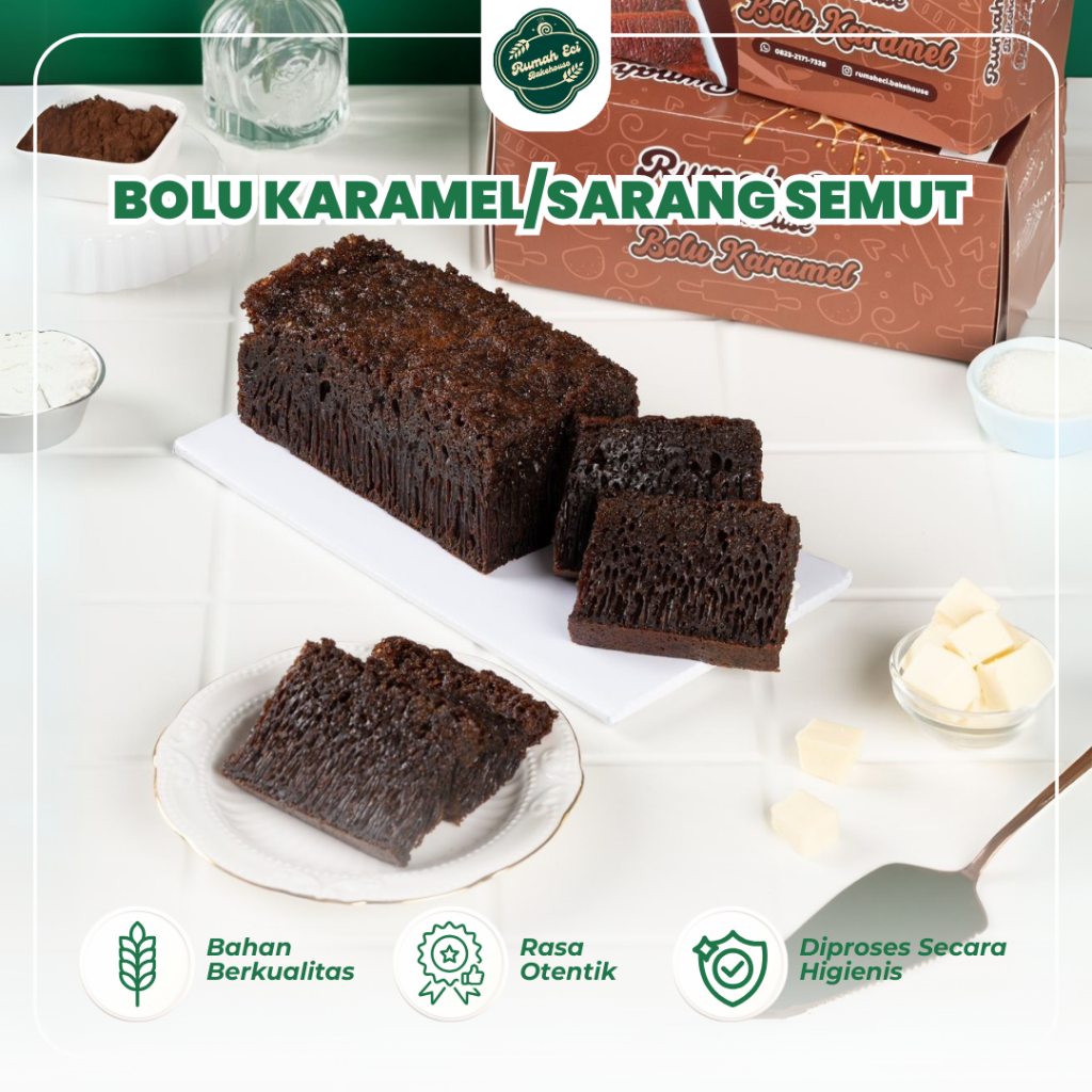Jual Bolu Karamel Sarang Semut Original Homemade Bakery Rumah Eci ...