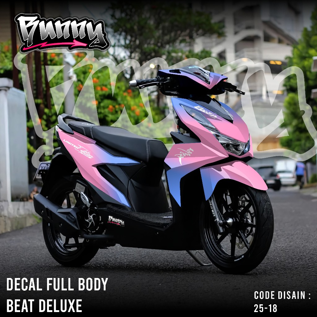 Jual (COD PROMO) TERBARU Decal Sticker Honda Beat DELUXE STREET 2020 ...