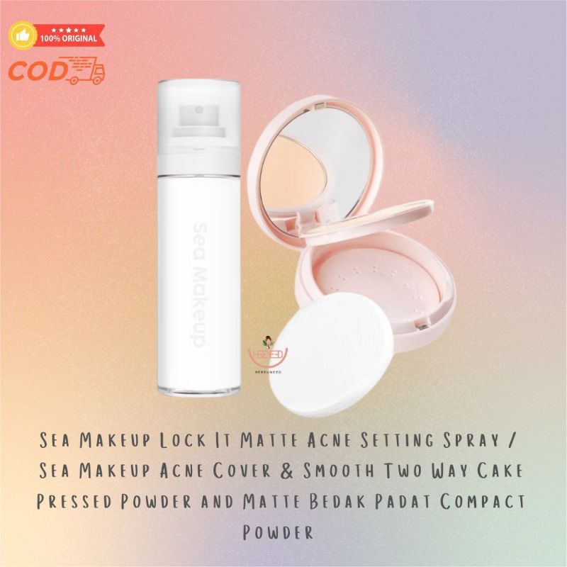 Jual Sea Makeup Lock It Matte Acne Setting Spray 100ml / Acne Cover ...