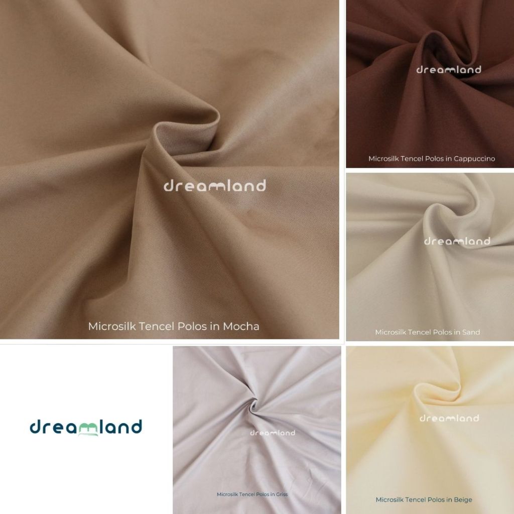 Jual Dreamland | Kain Ecer | Microsilk Collagen Fabric Polos TW ...
