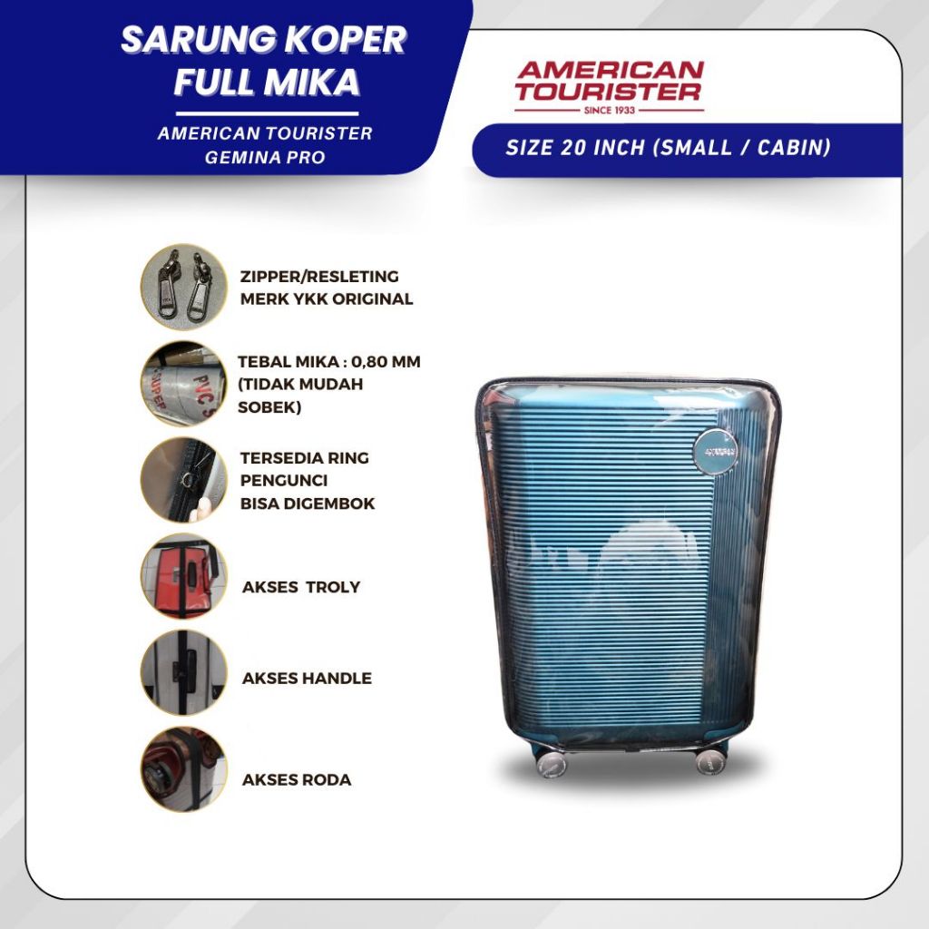 Jual Reborn LC - Sarung Koper | Luggage Cover Fullmika Khusus American ...