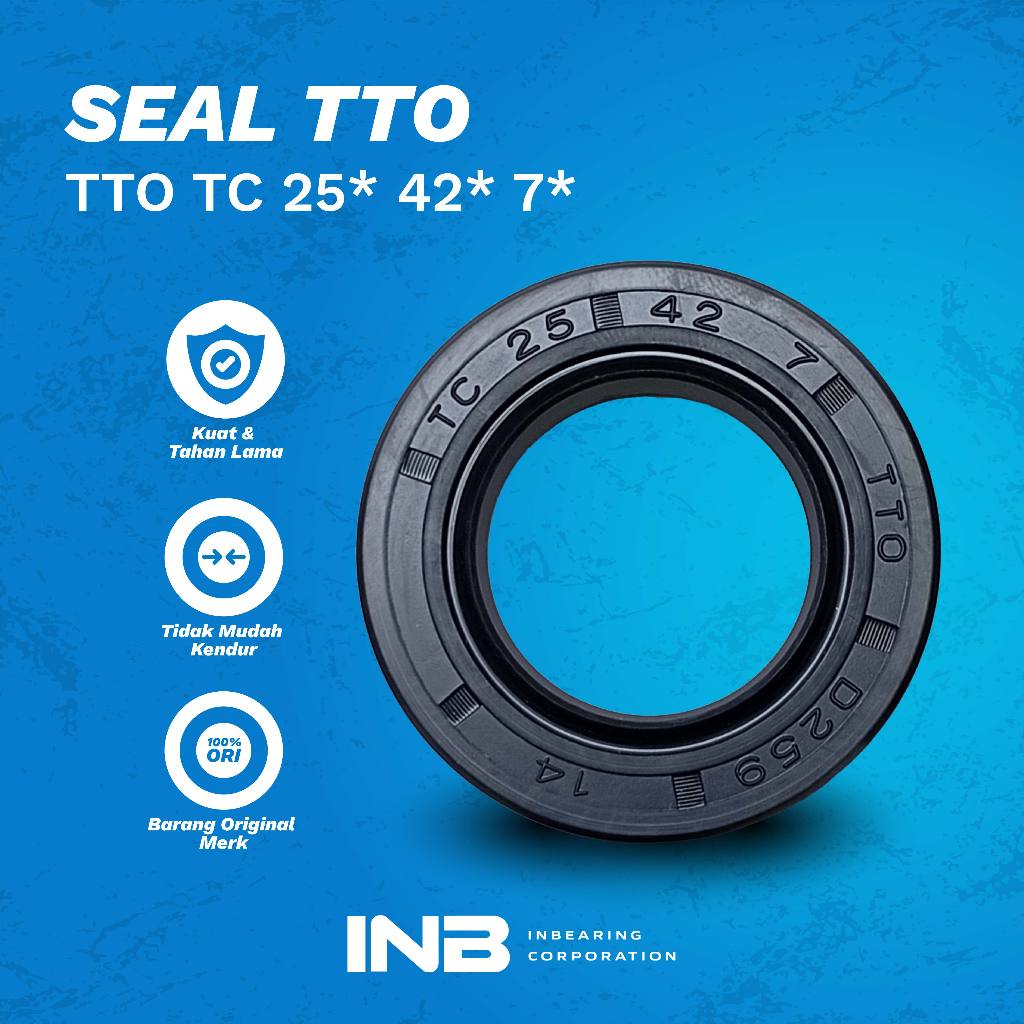 Jual Seal Tc 25 42 7 TTO Seal Industri / Spareparts INB Original TTO | Shopee Indonesia