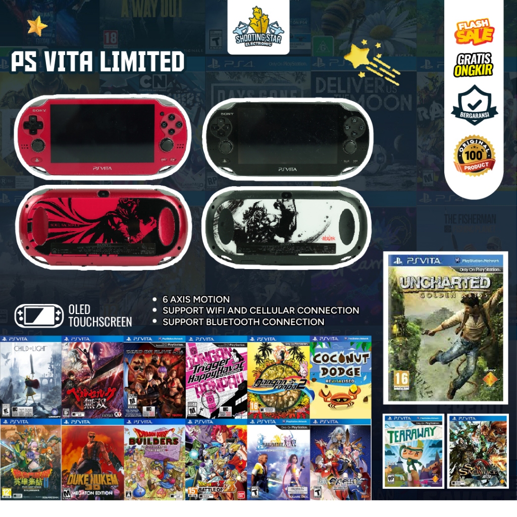 Jual PSVita Second Limited Edition PS Vita 128GB OLED 5 Inch ...