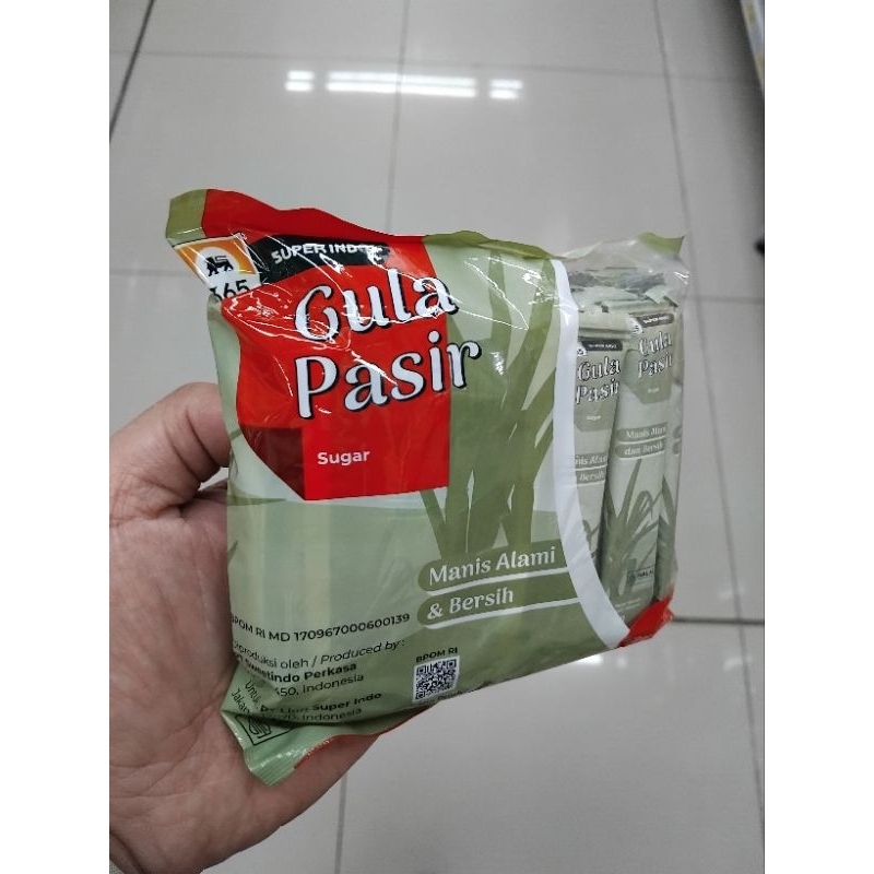 Jual 365 GULA PASIR STICK (8 gram x 40 pcs) // Merk Superindo Original ...