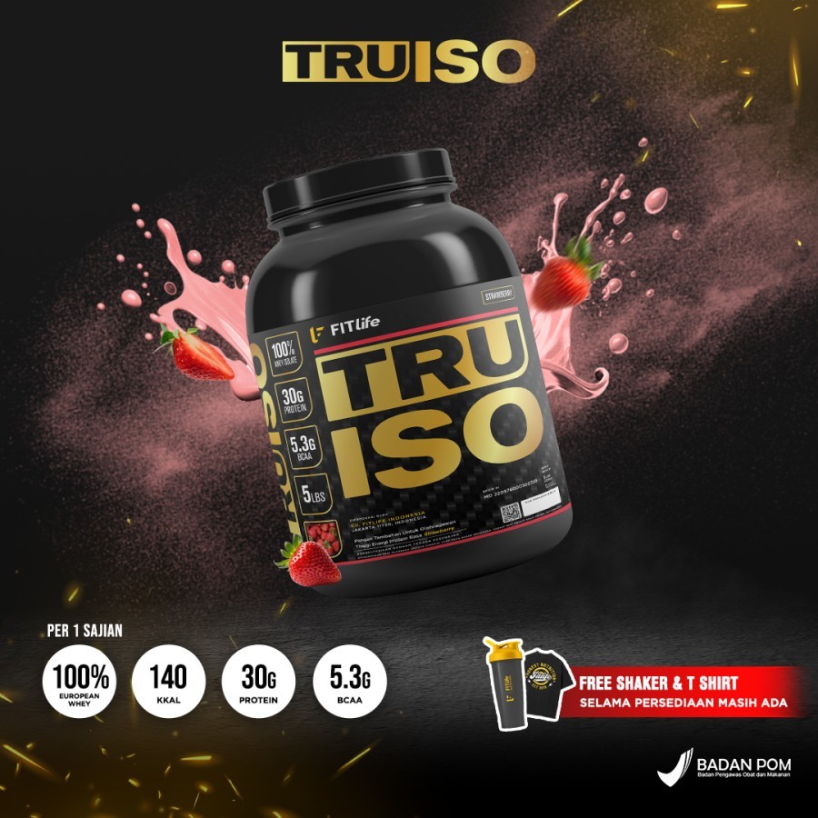 Jual Fitlife TRUISO 5LBS Tru Iso Wpro isolate new updated formula whey ...