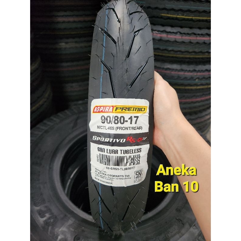 Jual Ban Aspira Premio 90/80-17 RS01 Tubeless Soft Compound RS-01 | Shopee Indonesia