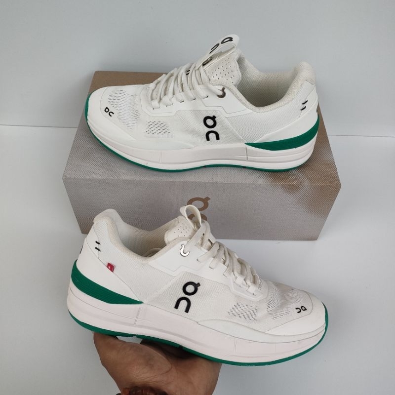 Jual Sepatu Tenis On Cloud X The Roger Federer White Green | Shopee ...