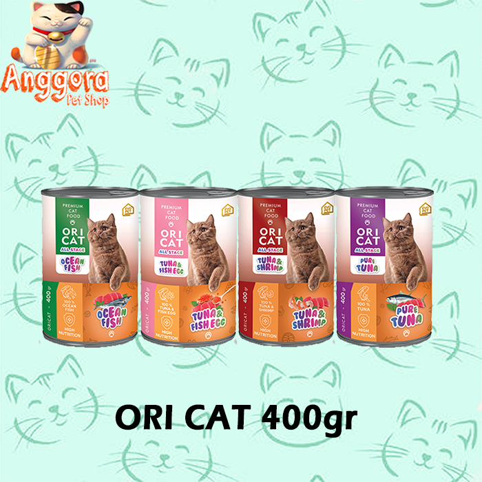 Jual Makanan Kucing Basah ORI CAT Kaleng 400 g Untuk Kitten & Adult 1 ...