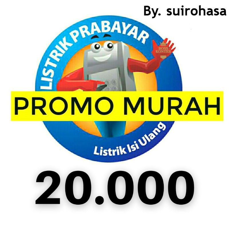 Jual token listrik e-voucher pecahan 20 rb by. suiro | Shopee Indonesia