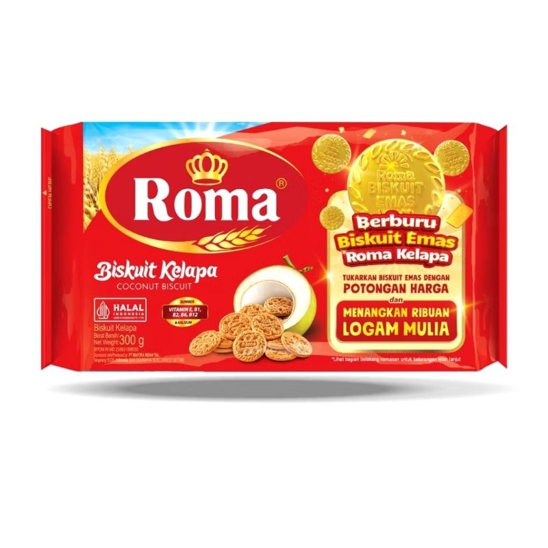 Jual Biskuit Roma Kelapa - Roti Roma Kelapa | Shopee Indonesia