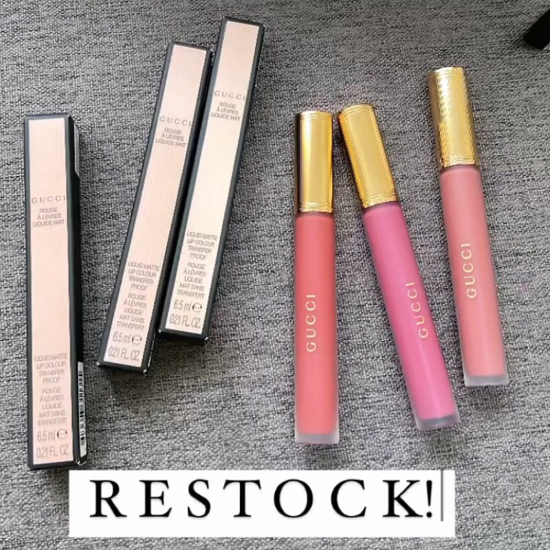 Jual GUCCI - Rouge a Levres Liquide Mat / Liquid Lipstick | Shopee ...