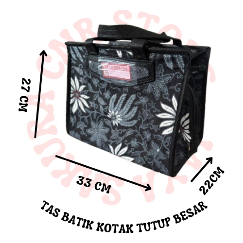 Jual JAYA SAKURA Tas BATIK Kotak Tutup Besar RANDOM / Tas Buwuhan / Tas ...