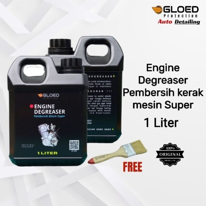 Jual Gloed Engine Degreaser 1 Liter / Pembersih mesin cairan pembersih kerak oli motor dan mobil ...