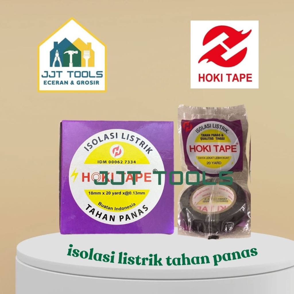Jual isolasi hitam hoki isolasi listrik TAHAN PANAS | Shopee Indonesia