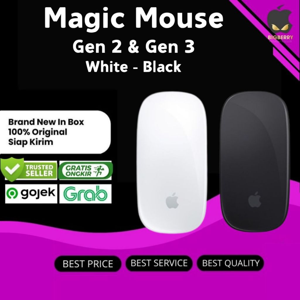 Jual New Magic Mouse 2021 Gen 3 / 2 New Multi Touch Surface Usb C Black ...