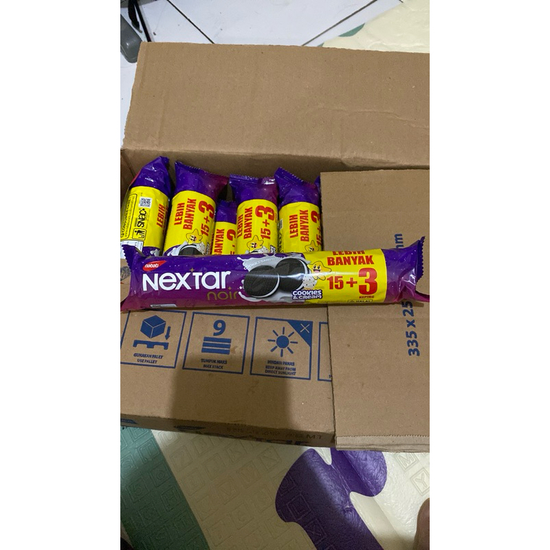 Jual Nextar noil cookies & cream 120g + 24g | Shopee Indonesia