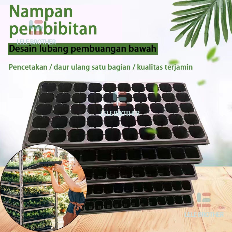 Jual LELE【10/20PCS】Pot Tray Semai Bibit Benih/Pot Bibit/Seedling Pot 21 ...