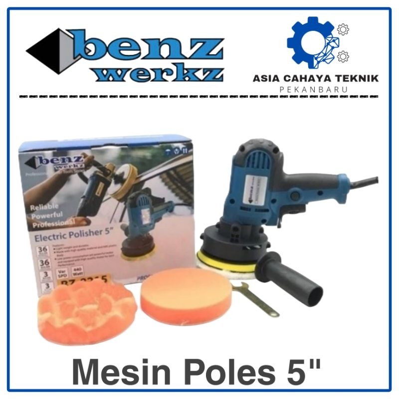 Jual Benz Werkz BZ-8215 Mesin Polisher Poles Polis Polish Mobil Motor 5 ...