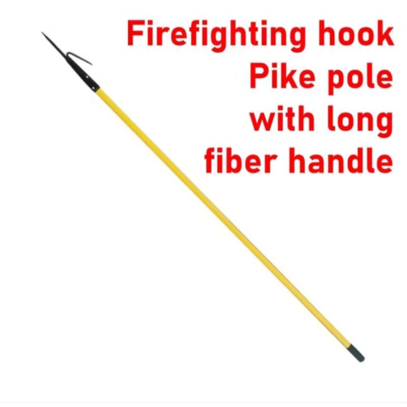 Jual Firefighting Hook Pike Pole With Long Fiber Handle Fire Fighting ...