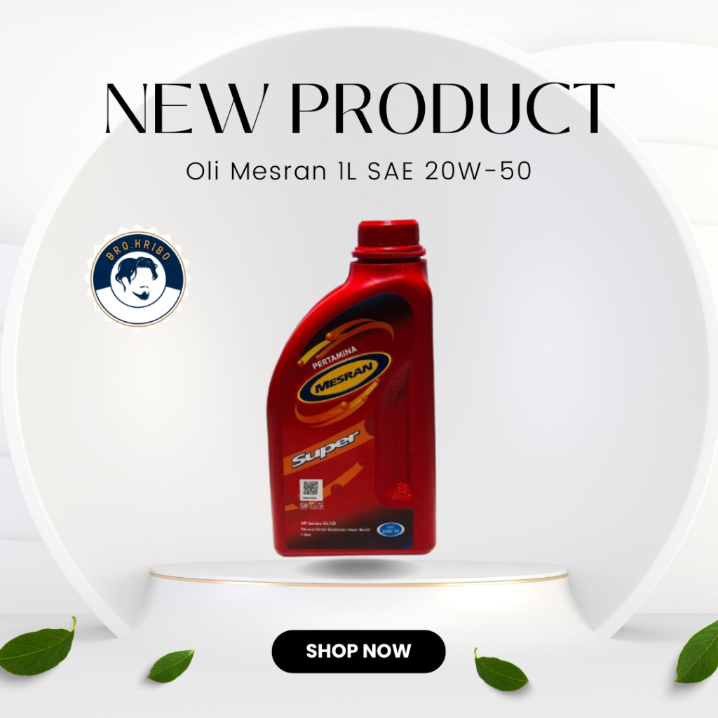 Jual Oli Mesran Super 1lt 20W-50 Bensin 1000ml | Shopee Indonesia