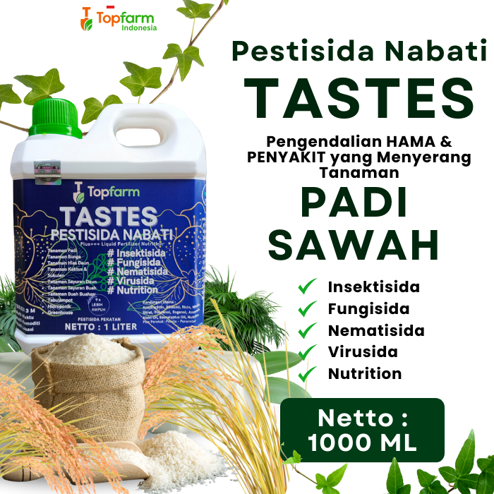 Jual Pestisida Nabati Tastes Topfarm / Obat Hama Pengendalian ...