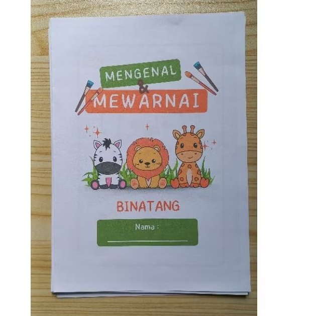 Jual 70++ halaman worksheet mewarnai untuk anak | Shopee Indonesia