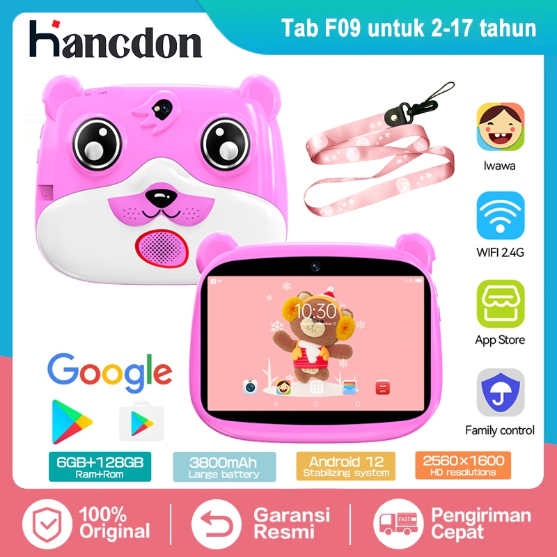 Jual Hancdon Tablet Anak F09 / Tablet Belajar Anak / Tablet Android ...