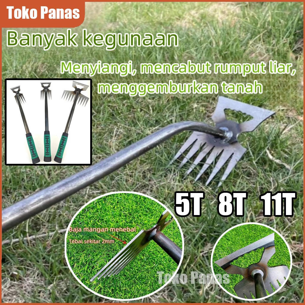 Jual 6/8/11T Alat Pencabut Rumput Liar Garden Cangkul Kebun/Weeding ...