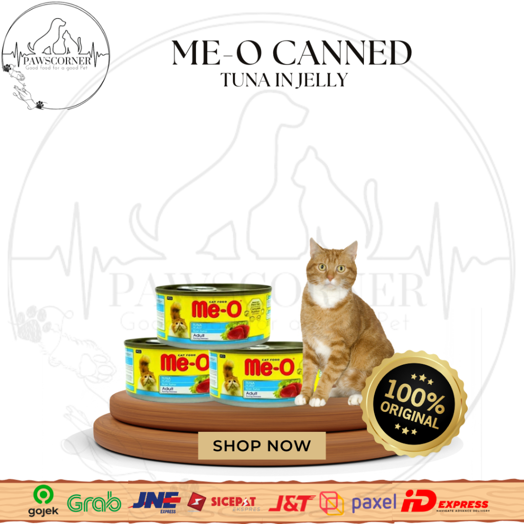 Jual Cat Food - Meo Can Tuna in Jelly 170 gram ME-O Makanan Kucing ...