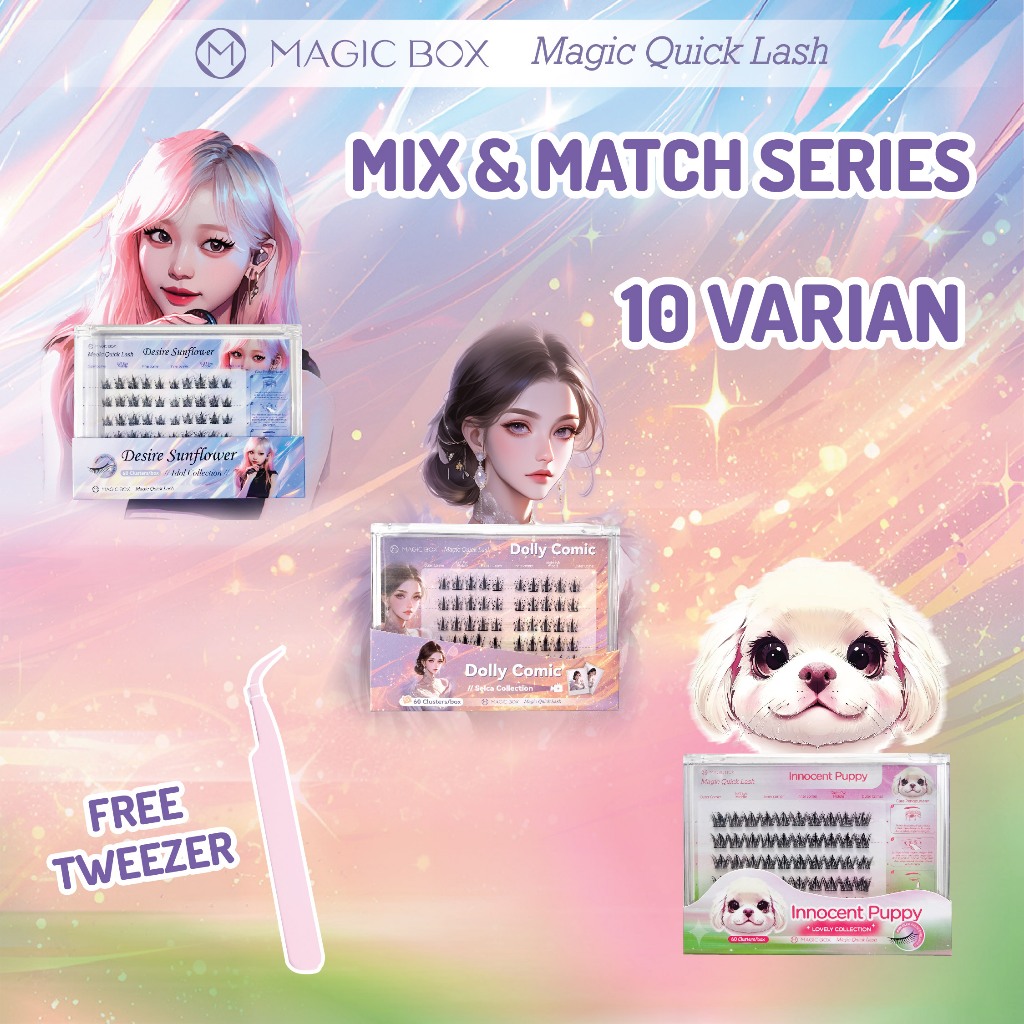 Jual MAGIC BOX [SERIES BUNDLE 3 BOX] FREE TWEEZERS BULUMATA PALSU TANPA ...
