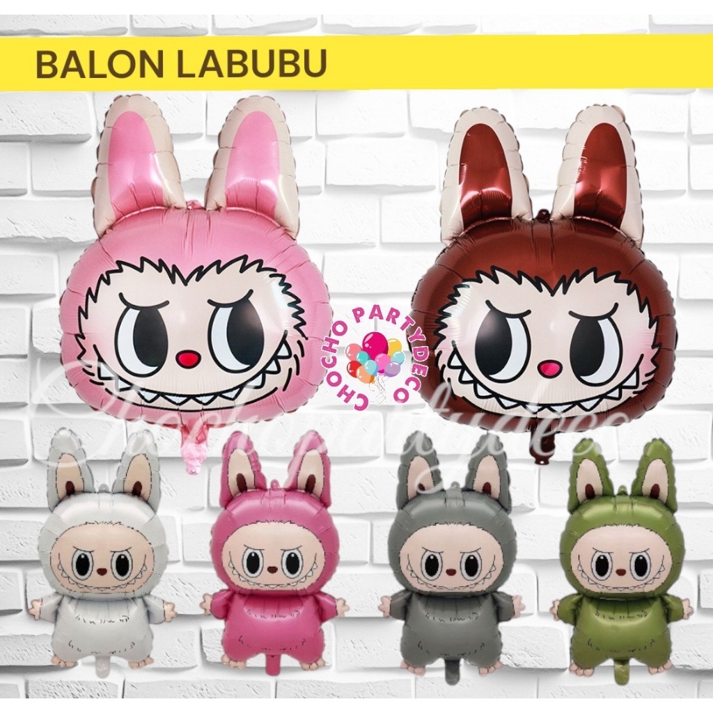Jual Balon LABUBU C / Balon Foil Labubu | Shopee Indonesia
