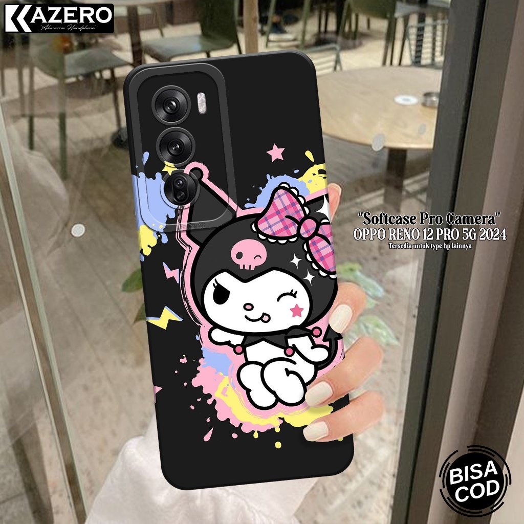 Jual KAZERO - Case Oppo Reno 12 Pro 5G - Case Kartun - Soft Macaron Pro ...