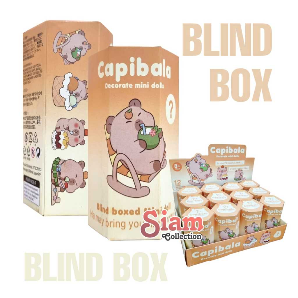 Jual BLIND BOX CAPYBARA - MOO DENG HIPPO HIPPERS ATTACH ME - DECORATIVE ...