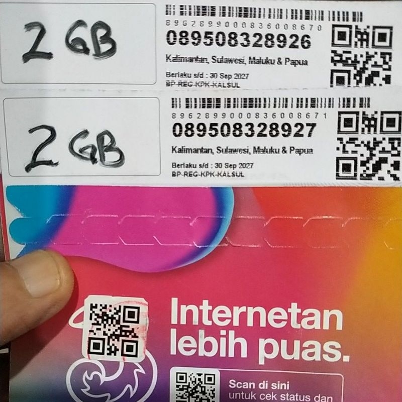 Jual PERDANA TRI 3GB 30hari NASIONAL | Shopee Indonesia