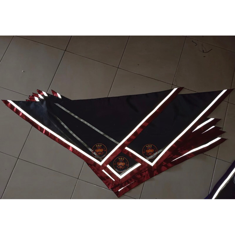 Jual SCRAF PRAMUKA CUSTOM LOGO LIS MENYALA SCRAF POLOS PRINT DTF ...