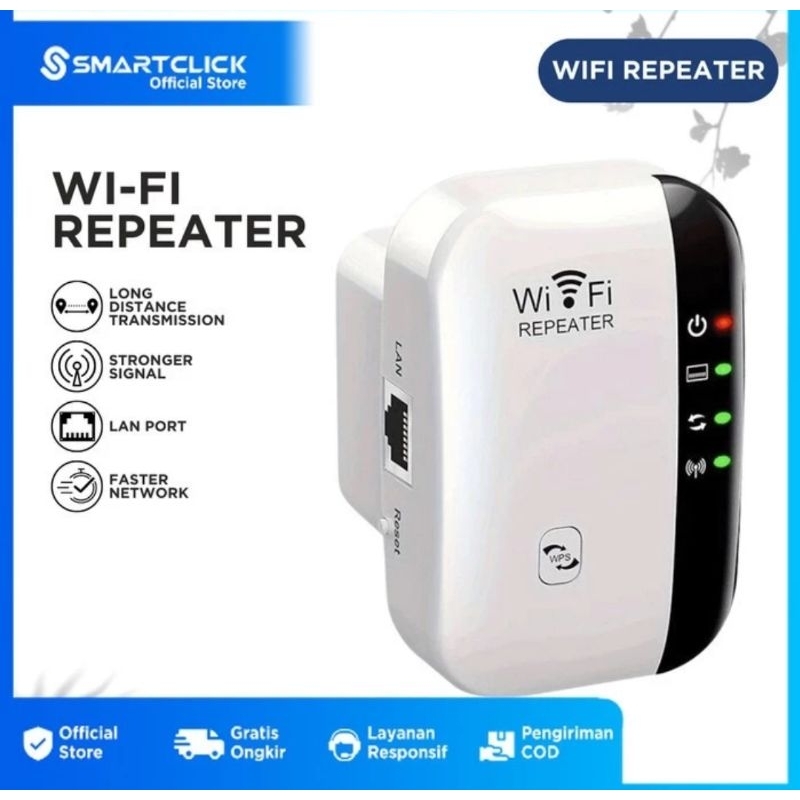 Jual Wi fi Repeater Wireless Extender Range LAN Port Penguat Signal | Shopee Indonesia