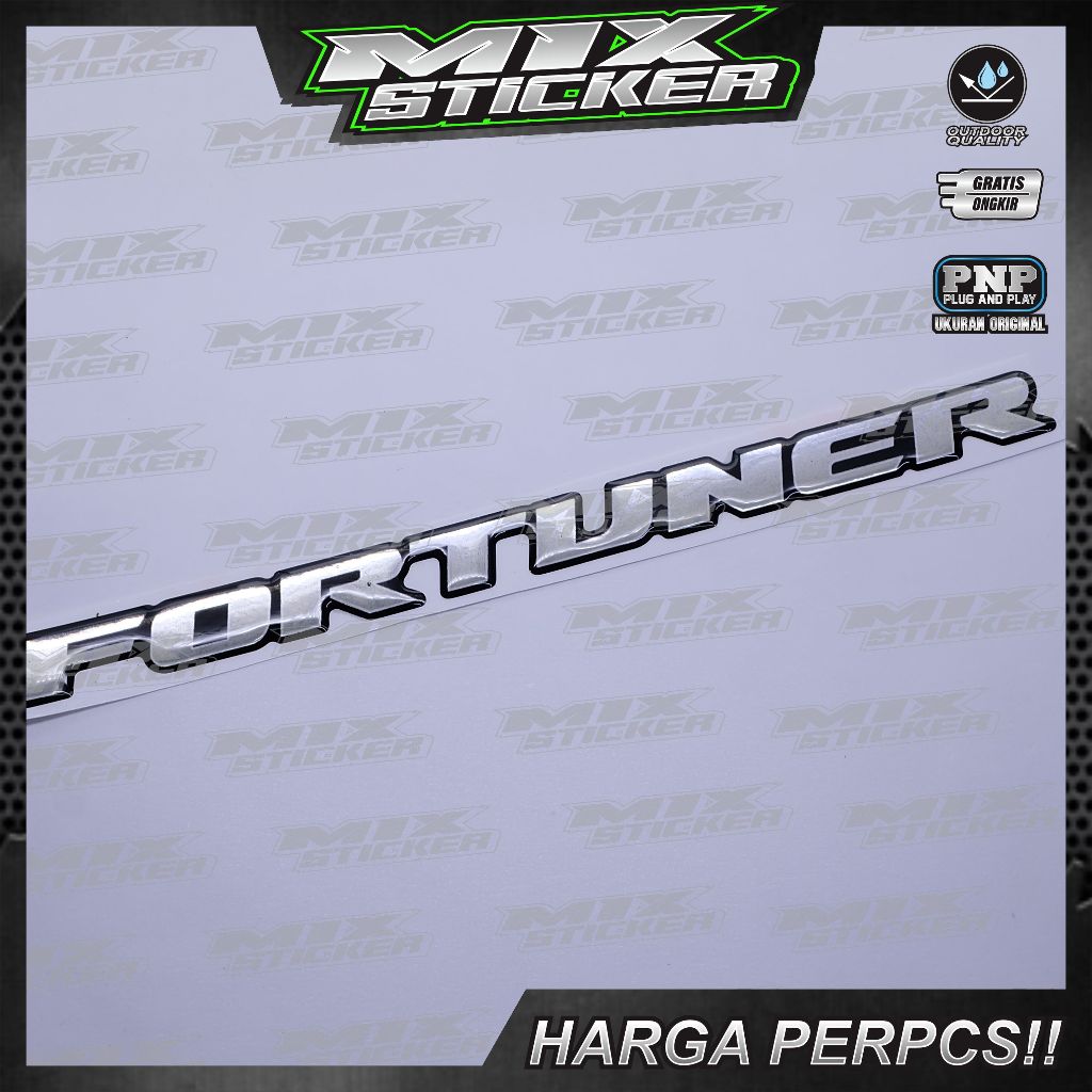 Jual Emblem toyota fortuner / emblem timbul toyota fortuner / emblem ...