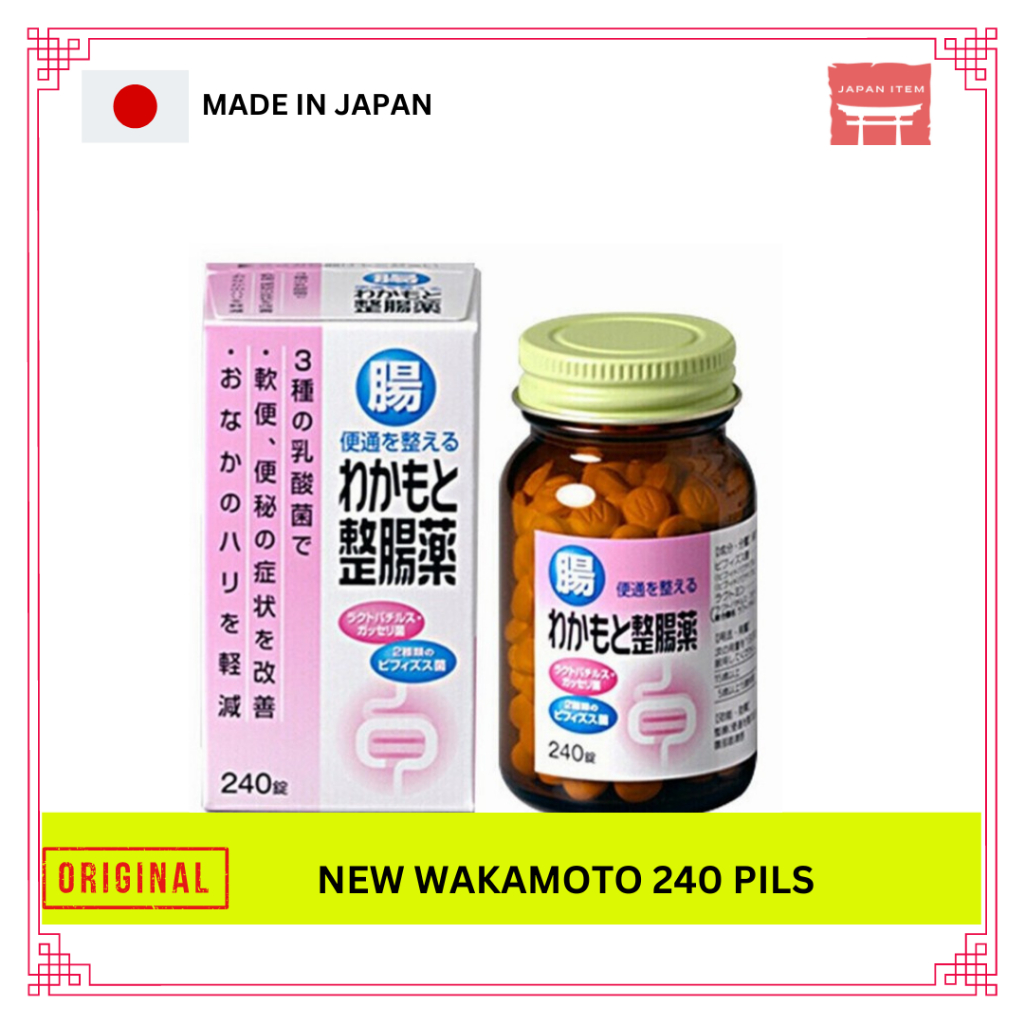 Jual Wakamoto 90 240 Tablet New wakamoto intestinal remedy probiotic ...