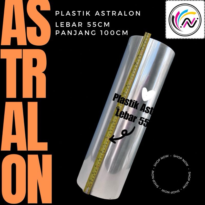 Jual Plastik Astralon EX KOREA Pengkilap Hasil Sablon Glossy untuk ...