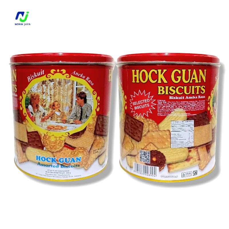 Jual HOCK GUAN Biscuits Assorted Biscuits Kaleng Mini 650g | Shopee ...