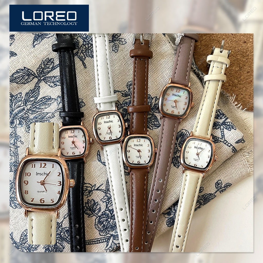 Jual Loreo - Jam Tangan Wanita Casual Strap Kecil Analog Quartz ...