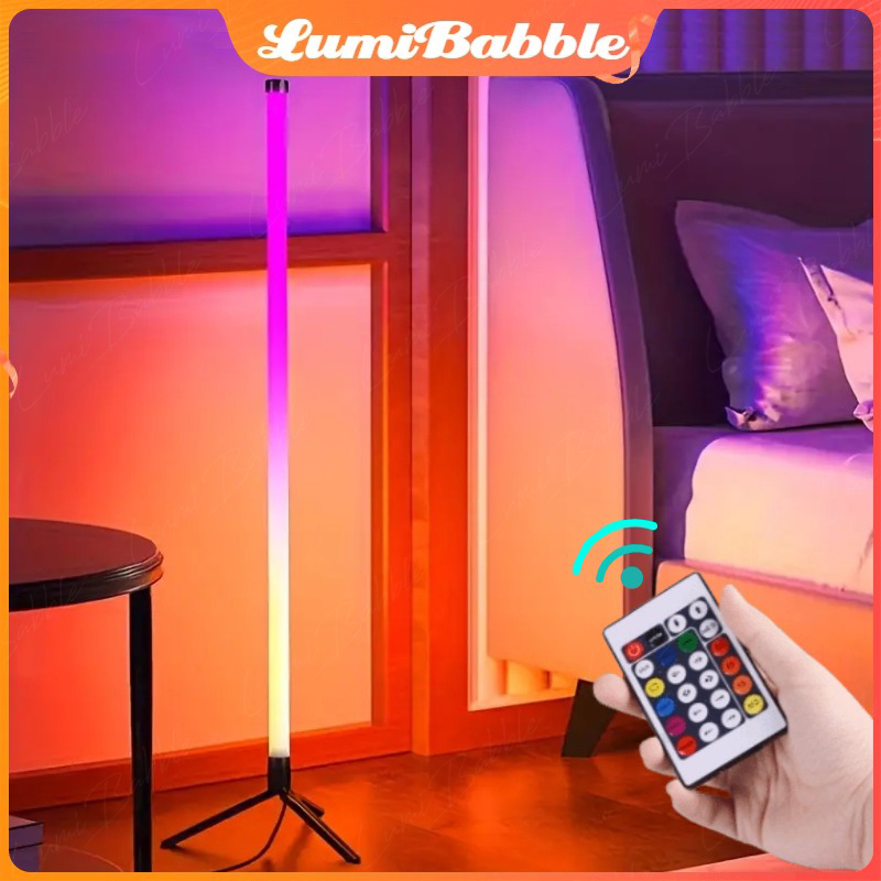 Jual 103CM Lampu Standing LED RGB Lampu Berdiri Lampu Lantai Remote ...