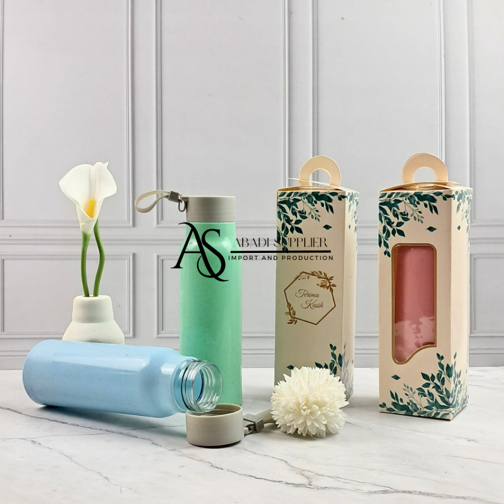 Jual Souvenir Botol Gogreen Kemas Box Tenteng Motif KEMAS TERPISAH ...