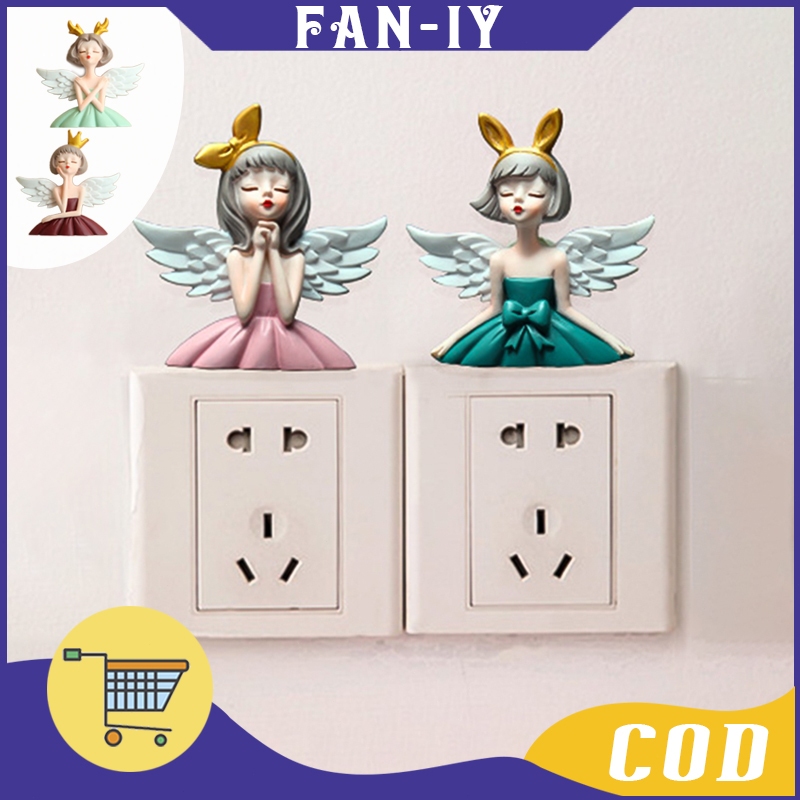 Jual 3D Resin Sticker Colokan Dekorasi Rumah Modern Dinding Switch ...